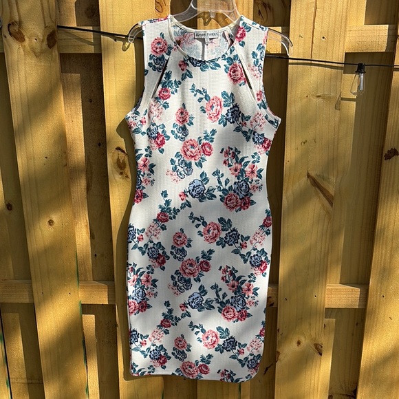 Almost Famous | Dresses | Almost Famous Pink And Blue Sheath Halter ...